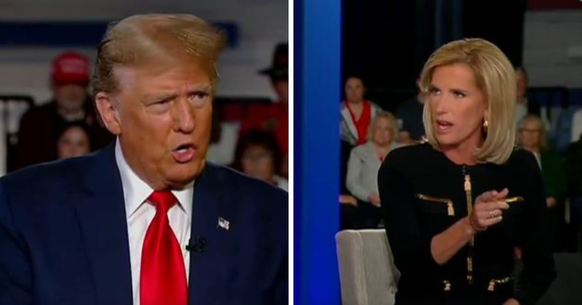 'Screw this guy': Internet slams Donald Trump as Laura Ingraham guides ...