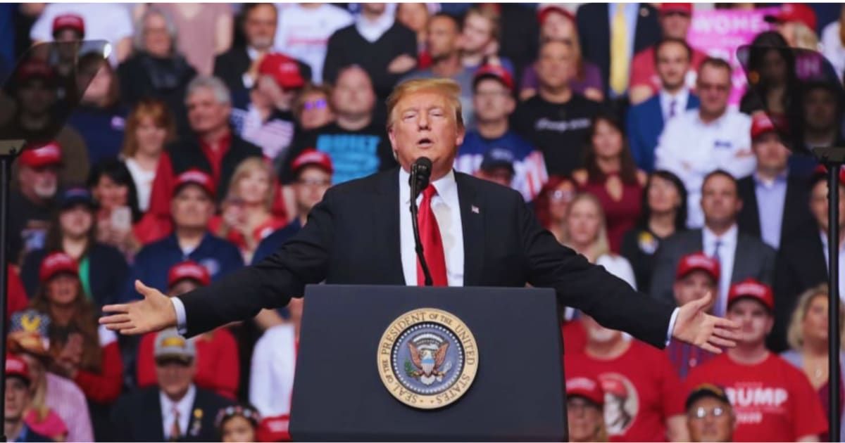 The Clown Of Clowns Trumps Bizarre Dance That You Cant Unsee At Bronx Rally Sparks Flurry