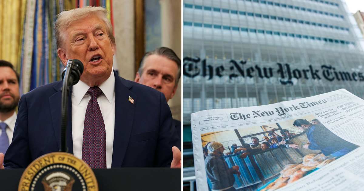 Trump labels New York Times a 'threat to the national security' after ...